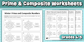 Prime and Composite Numbers Worksheet | Twinkl Resources