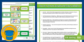 Attention Please Call and Response Ideas Poster - Twinkl