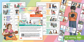 Hobbies Word Mat (teacher made) - Twinkl