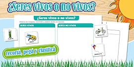 Pack de Ciencias de la Naturaleza: Seres vivos y seres inertes