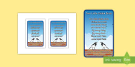 FREE! - Two Little Dickie Birds Nursery Rhyme Poster - rhymes, display