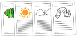 Very Hungry Caterpillar Story Sequencing Cards