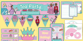 Tea Party Role Play Pack (teacher made) - Twinkl
