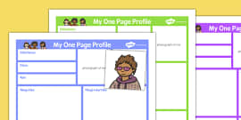 How to write a Pen Portrait One Page Profile Guidance Sheet