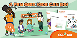 Can or Can't Sentence Writing Activity