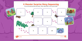 How to Describe a Monster in a story | Adjectives Activity