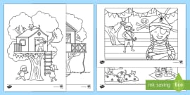 Design a Tree House Activity, Build a Tree House - Twinkl