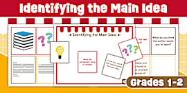 Identifying and Summarizing the Main Ideas of a Text Poster