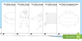 Winter Paralympics 0-20 Number Cards