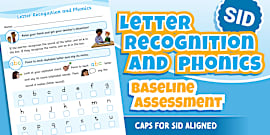 Foundation Phase - Language - Writing - Baseline Assessment (CAPS for SID