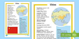 All About China PowerPoint - Social Studies Resource
