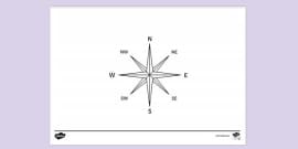 Compass Colouring | Colouring Sheets (teacher made) - Twinkl