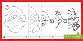 Elf Yourself Face Template | Primary Teaching Resources