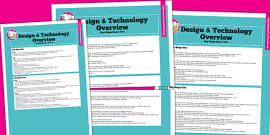 National Curriculum for Design & Technology | KS1 & KS2
