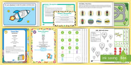 Childminder Maths: 2D Shapes Kindergarten Resource Pack
