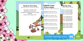 Spring Is Here Song (teacher made)