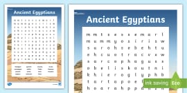 Ancient Egypt Vocabulary - Word Card Resource - Teacher Made