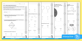 Year 5 NAPLAN-Style Interactive PDF Numeracy Tests - Set 3