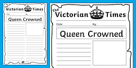 Queen Victoria Fact File Template,Queen Victoria,monarch