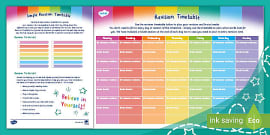 Editable Sample Timetable - Twinkl