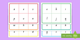 Upper Case Alphabet Bingo | Letter Recognition - Twinkl