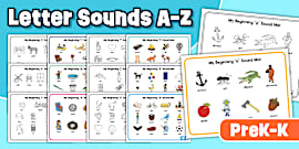 Early Childhood Beginning Letter Sounds A-Z Smash Mats