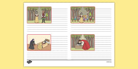Sleeping Beauty Storyboard Template (teacher made) - Twinkl