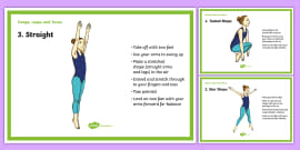 Paired Gymnastics Activity - CfE Second Level - Twinkl