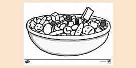 FREE! - Wrapped Sweet Colouring Sheet | Colouring Sheets