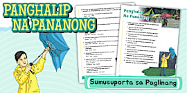 Panghalip na Paari Worksheet | Grade 4-6 | Twinkl PH