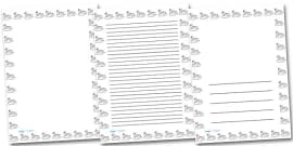 FREE! - Trainers Outline Page Border | Page Borders | Twinkl