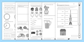 Year 2 Measurement Maths Test (teacher made)