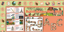 👉 British Science Week Banner (teacher made) - Twinkl