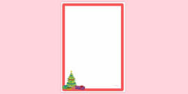 FREE! - Clipart Christmas Page Border | Page Borders | Twinkl