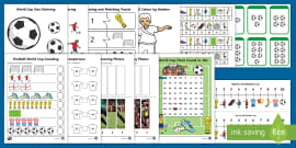 Football Colour by Numbers | Creative Maths Resources