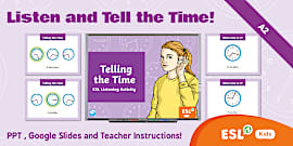 ESL Telling the Time PPT for Teens