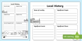 Local History Book Cover (teacher made)