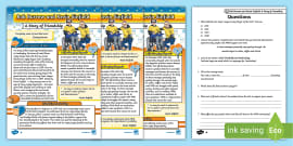 FREE! - LKS2 All About the Eurovision Song Contest Reading Activity