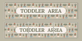 Sleep Area Display Banner (teacher made) - Twinkl