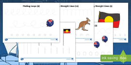 Australia Day Page Borders (teacher made)