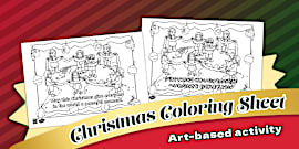 お月見塗り絵プリント Otsukimi Coloring Sheet｜Tsukimi Japan｜Twinkl