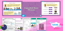 Expanded Noun Phrases Poster (teacher made) - Twinkl