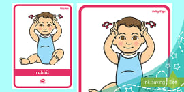 Baby Sign Language Poster (Love) (teacher made) - Twinkl