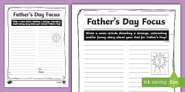 Father's Day Writing Activity (teacher made) - Twinkl