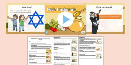 Rosh Hashanah Activity Pack - KS2 - RE - Judaism - Festivals
