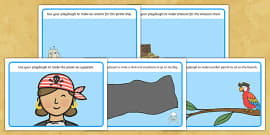 Pirates Playdough Mats