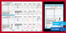 Four Quadrant Coordinate Grid Graphing Template - Twinkl