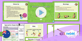 Move PE Year 3 Gymnastics: Shape Lesson 5: Symmetry - Twinkl