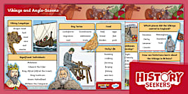 Twinkl Symbols: Vikings and Anglo-Saxons: Flashcards