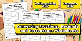 Converting Decimals to Fractions Activity Sheet